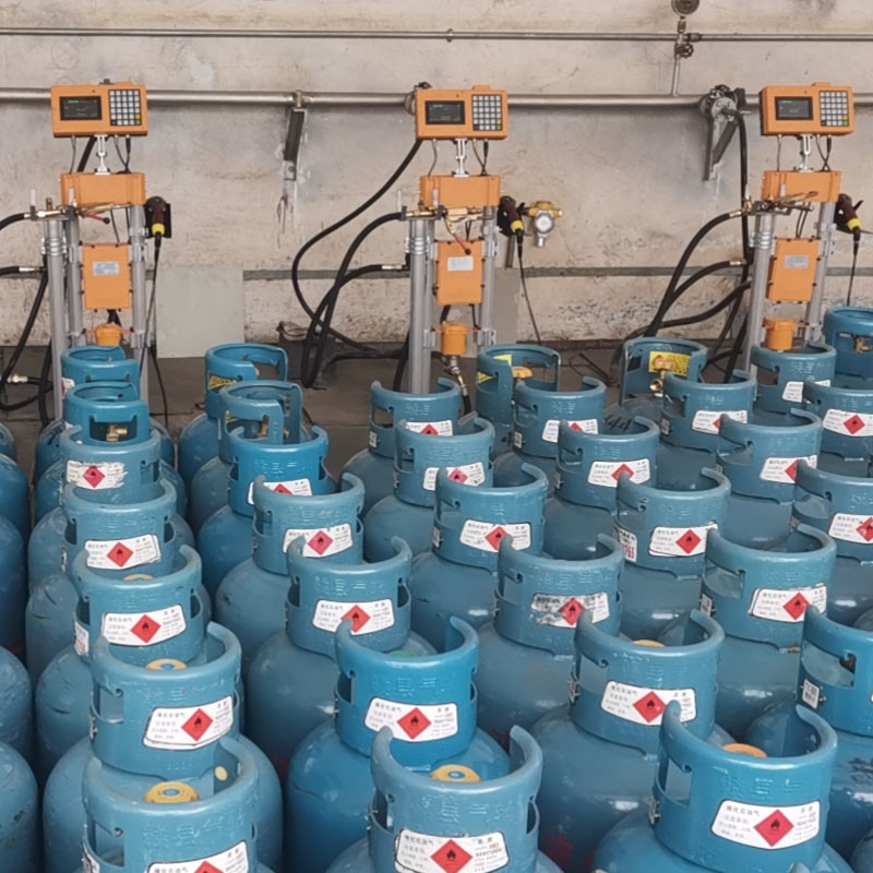 자료 220V 180KGS를 추적하는 규모를 충전하는 가스 용기 LPG